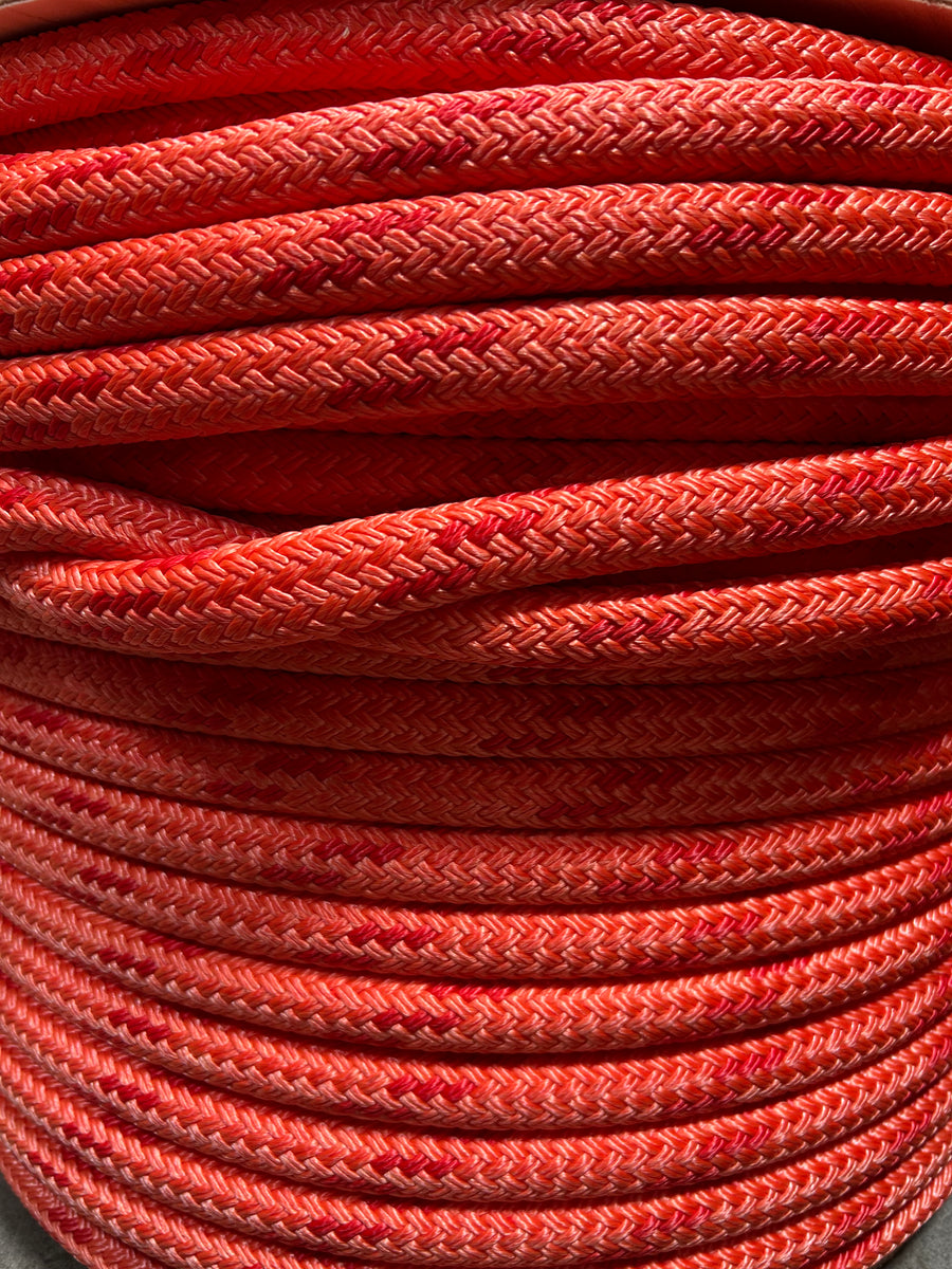 West Coast Climber Double Braid 5/8" Rigging Rope Orange – NuGreen ...